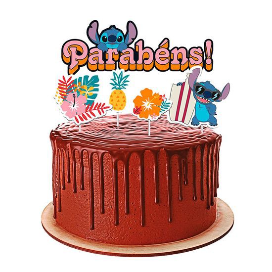TOPPER DE BOLO | PERSONALIZADO (2 FOLHA)